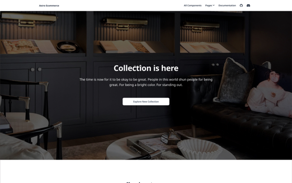 Astro Ecommerce Theme by Creative Tim