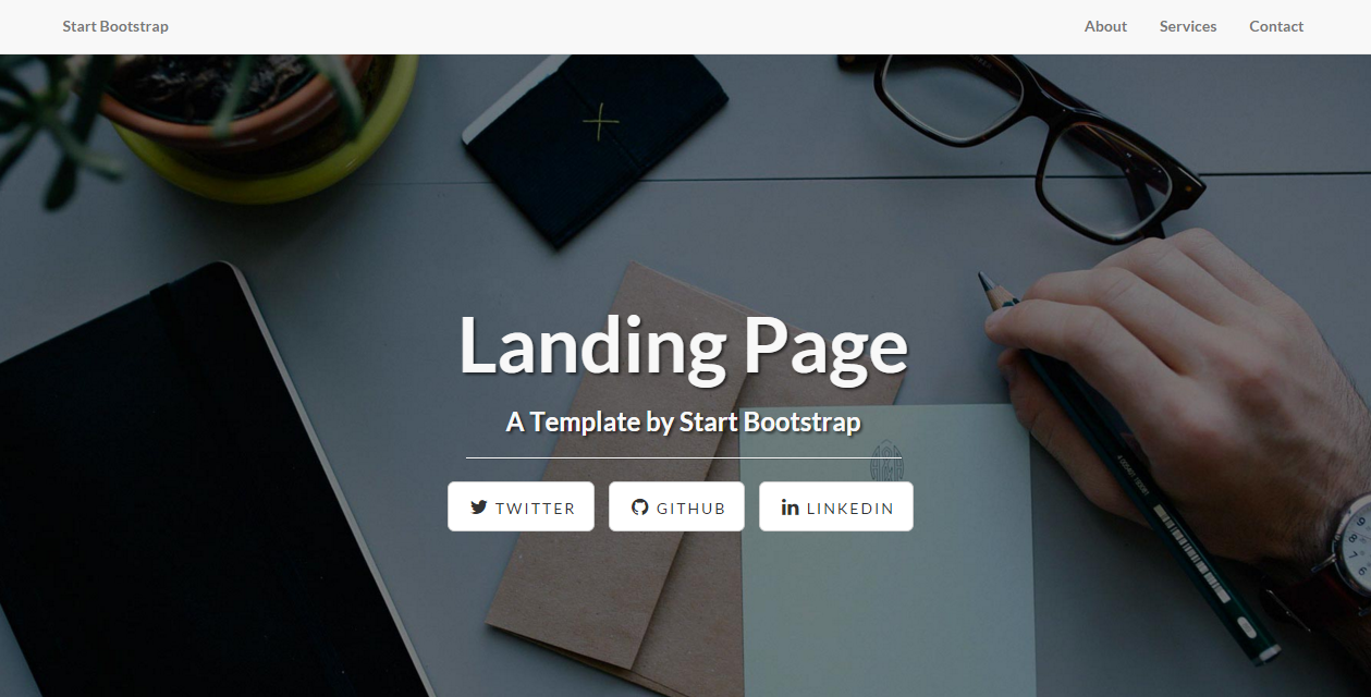 15 Free Bootstrap Landing Page Templates